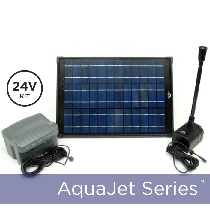 AquaJet 24V Night & Day Solar Water Pump Kit by Silicon Solar