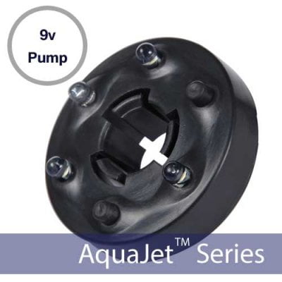 LED Light Ring Addon For AquaJet 9v Pump Kit by Silicon Solar