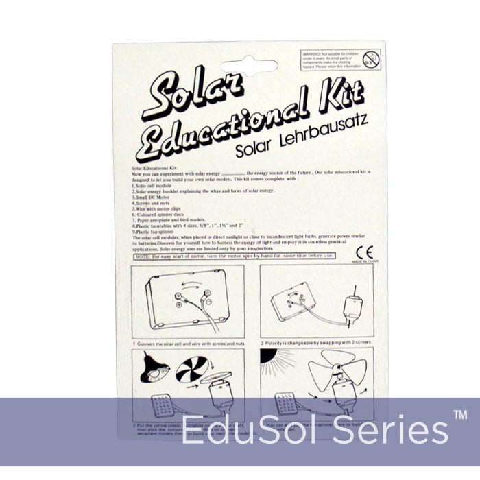 Solar Educational Demo Kit (Solar energy for Kids) by Silicon Solar