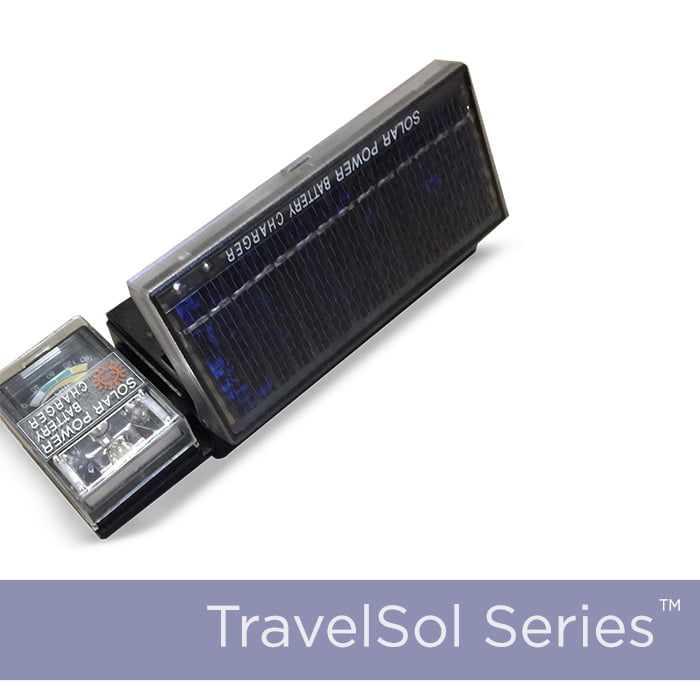 Travel Solar Battery Charger AA or AAA with Charge Indicator by Silicon ...