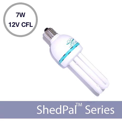 12V Solar Fluorescent Light 7 Watts by Silicon Solar