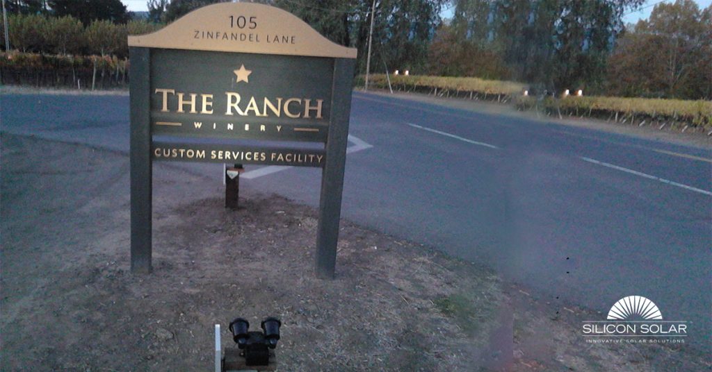 GenLight Commercial Solar Sign Lighting Kit for Monument Signs