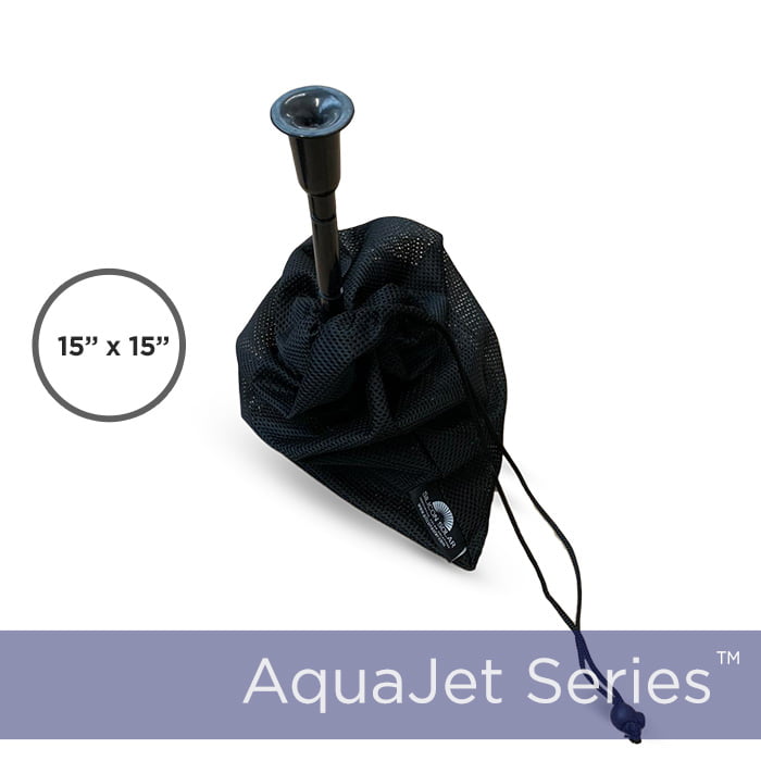 Pump Barrier Bag, 15"x 15" Pond Pump Filter Bag, Black Media Bag Large ...